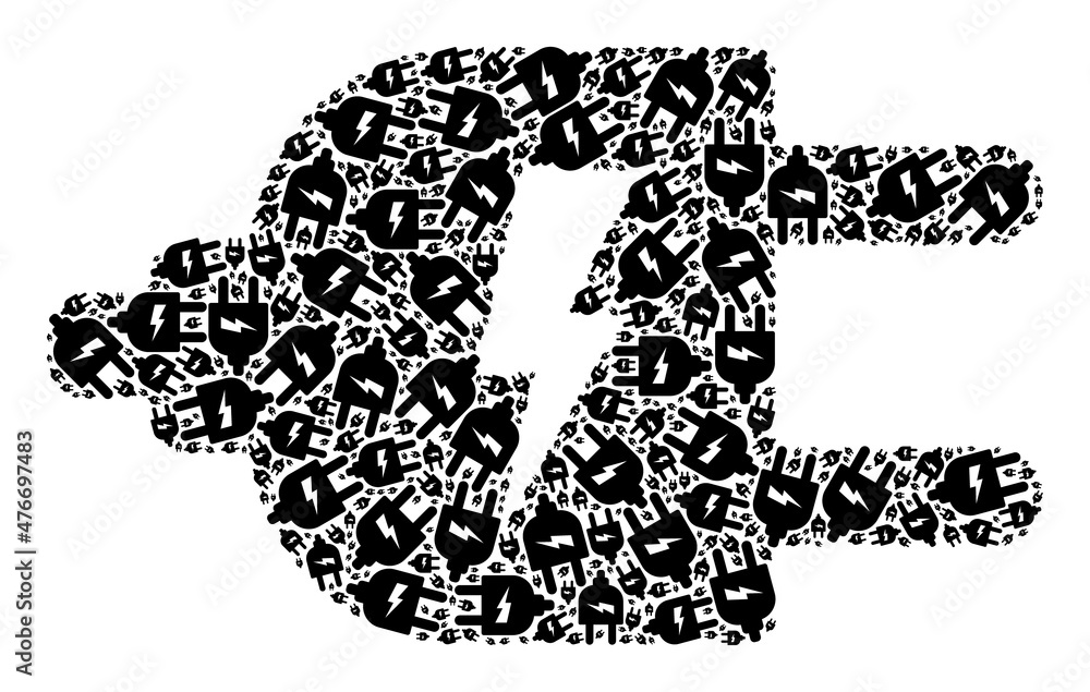 Vector electric source icon mosaic. Electric source mosaic is designed ... Vector electric source icon mosaic. Electric source mosaic is designed ...