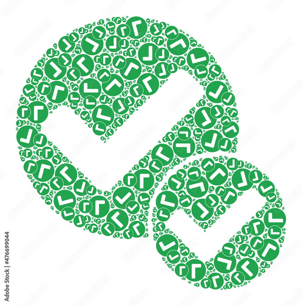 Vector true positive icon mosaic. True positive mosaic is composed from ...