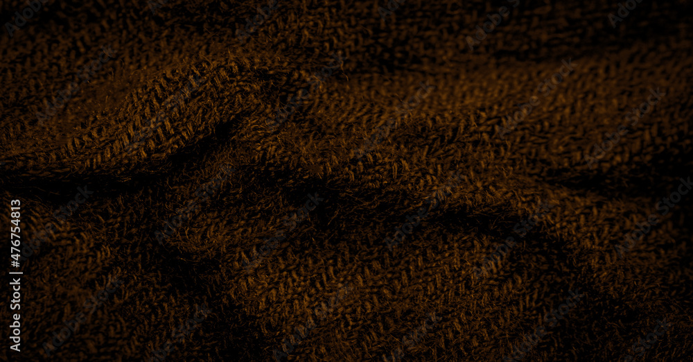 Coarse dark yellow woolen fabric. Sheep with long, durable, coarse ...