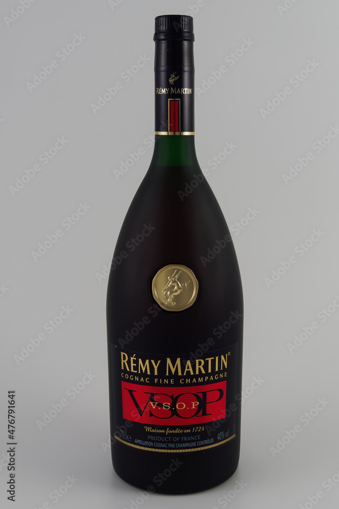 Remy Martin alcoholic drink with logo. French cognac fine champagne ...