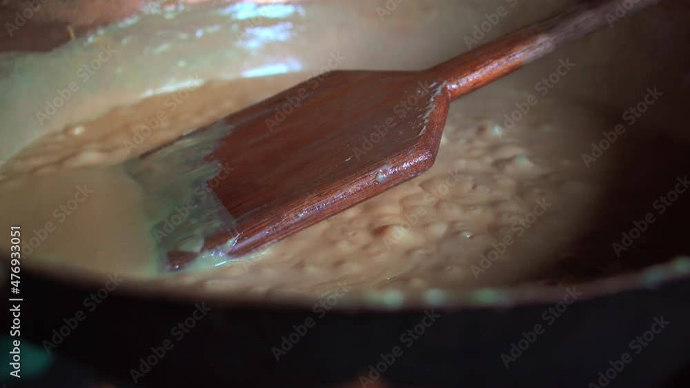 Manjar Blanco, comida típica de Colombia Stock 비디오 | Adobe Stock