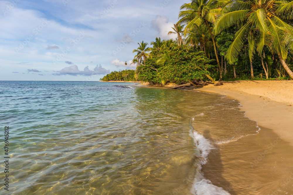 Playa Punta Uva at Puerto Viejo in Costa Rica Stock Photo | Adobe Stock