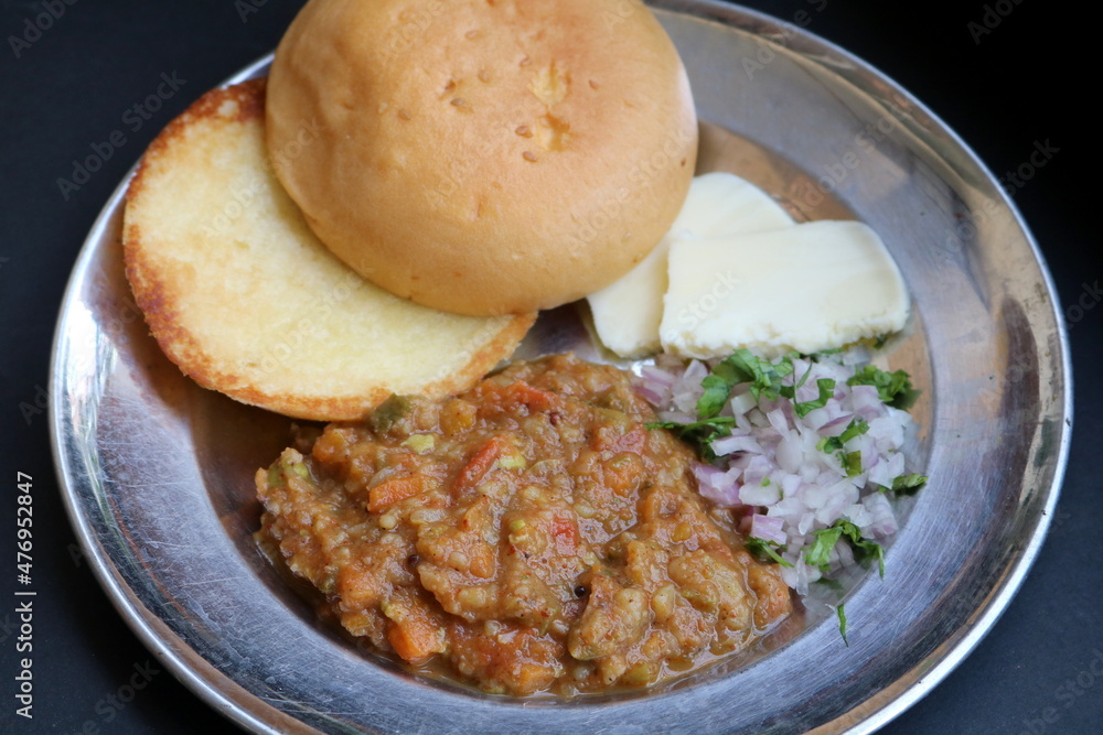 Fotka „Pav Bhaji is a Indian Traditional Popular Street Fast Food ...