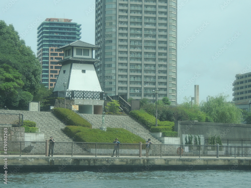 Crucero fluvial por el rio Sumida, Tokio, Japon. Stock Photo | Adobe Stock