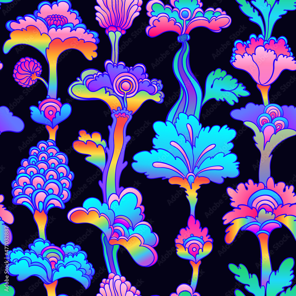 Hippie Repeating Background
