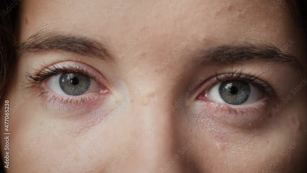 Collage of close-up of eyes and faces of women of different ages and ...