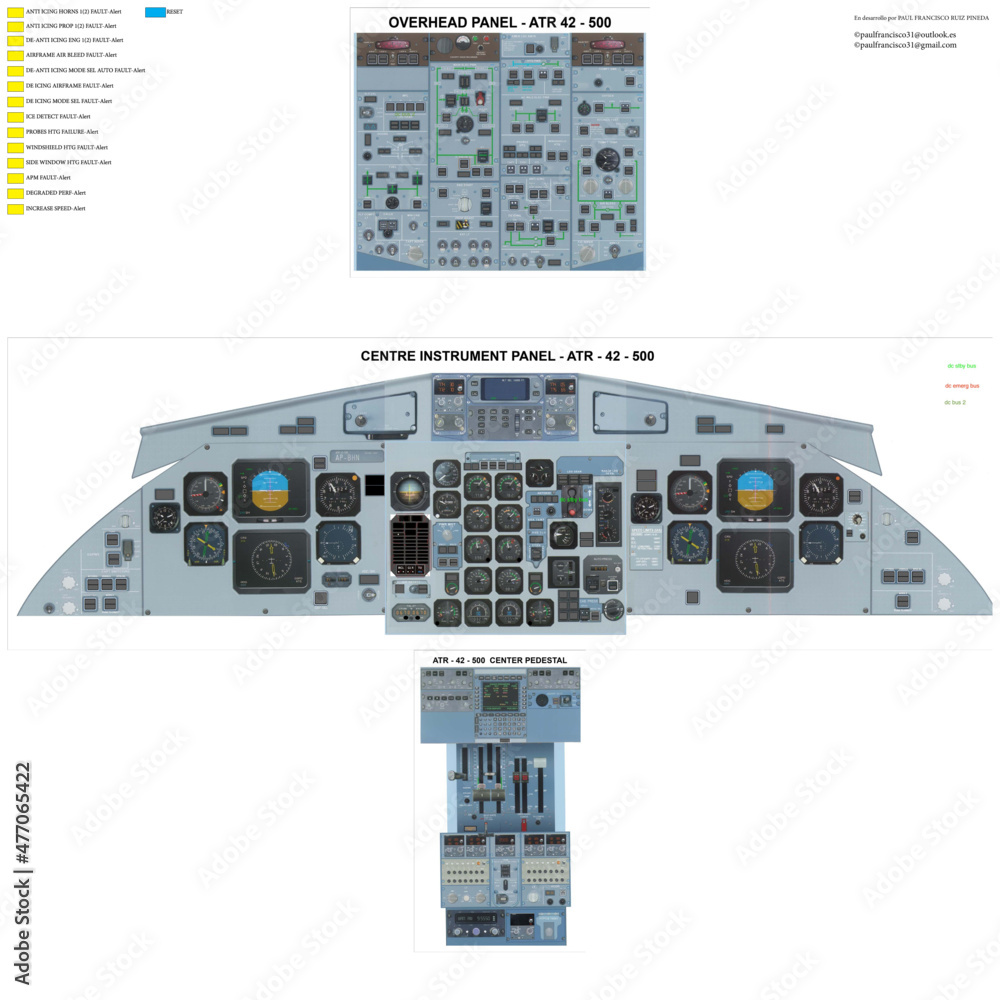 ATR 42 500 INTERACTIVE COCKPIT TO STUDY ICE AND RAIN PROTECTION ...