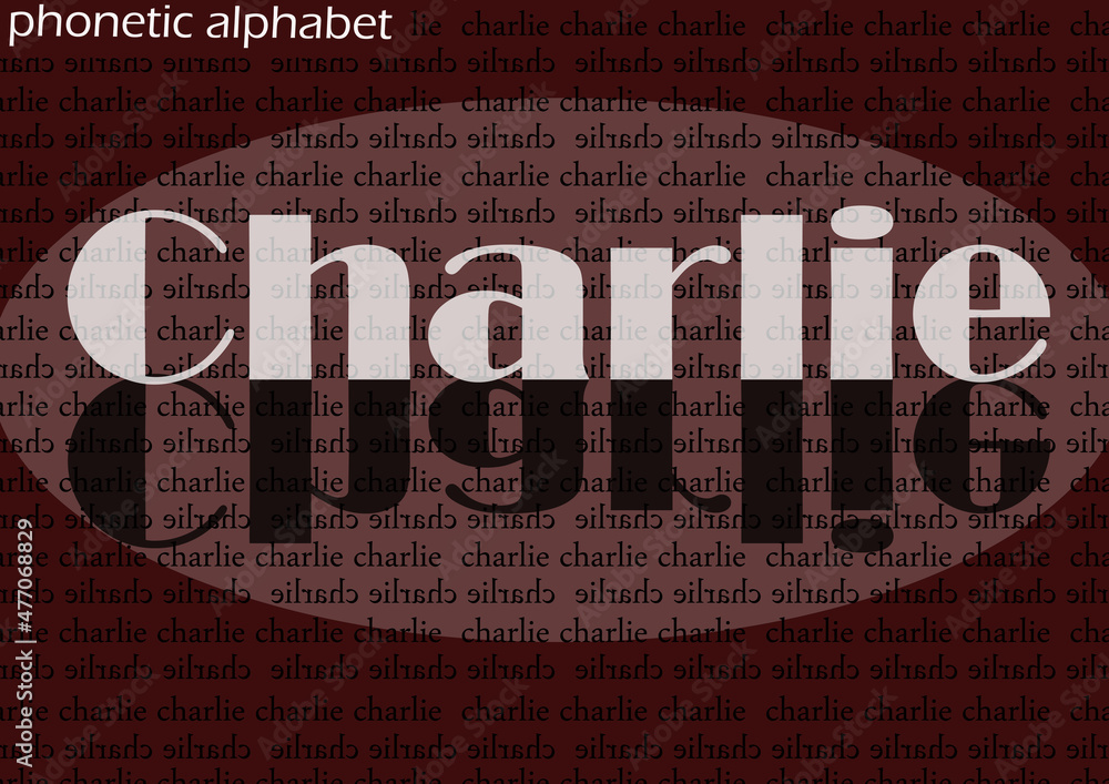 C (charlie) wallpaper background phonetic alphabet design for ...