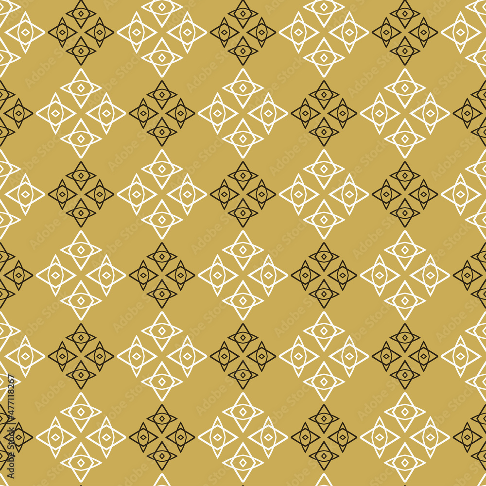 Background images with decorative geometric pattern on a gold ...