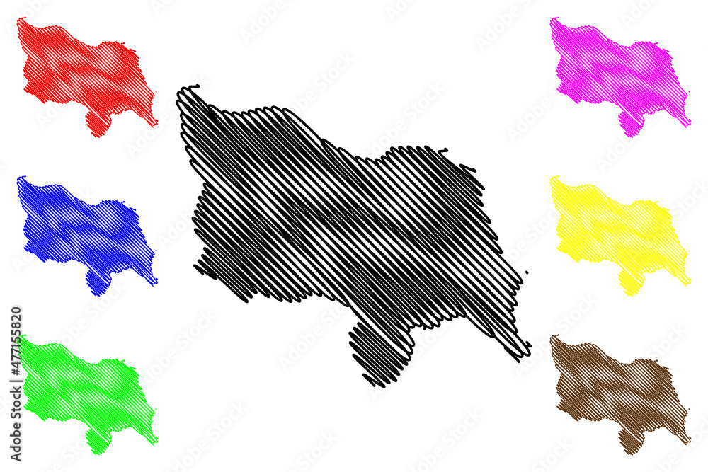 Poonch district (Jammu and Kashmir union territory, Republic of India ...