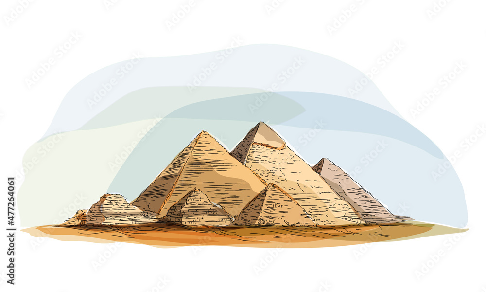 The Great Pyramid of Giza is the oldest and largest of the pyramids in ...