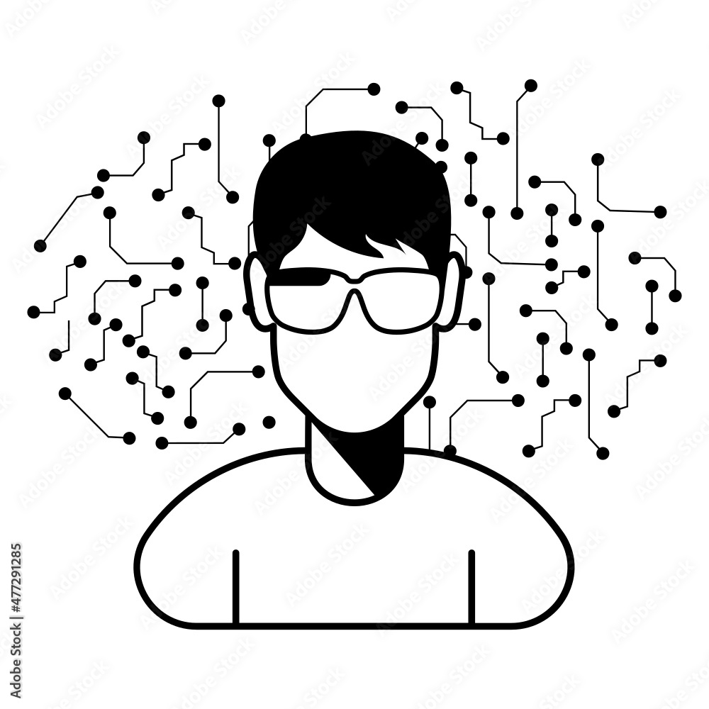 representation of you in the virtual world Concept, meta universe ...