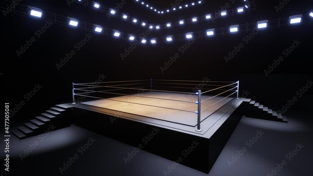 Sports wrestling and boxing. Sport 4K professional background animation ...