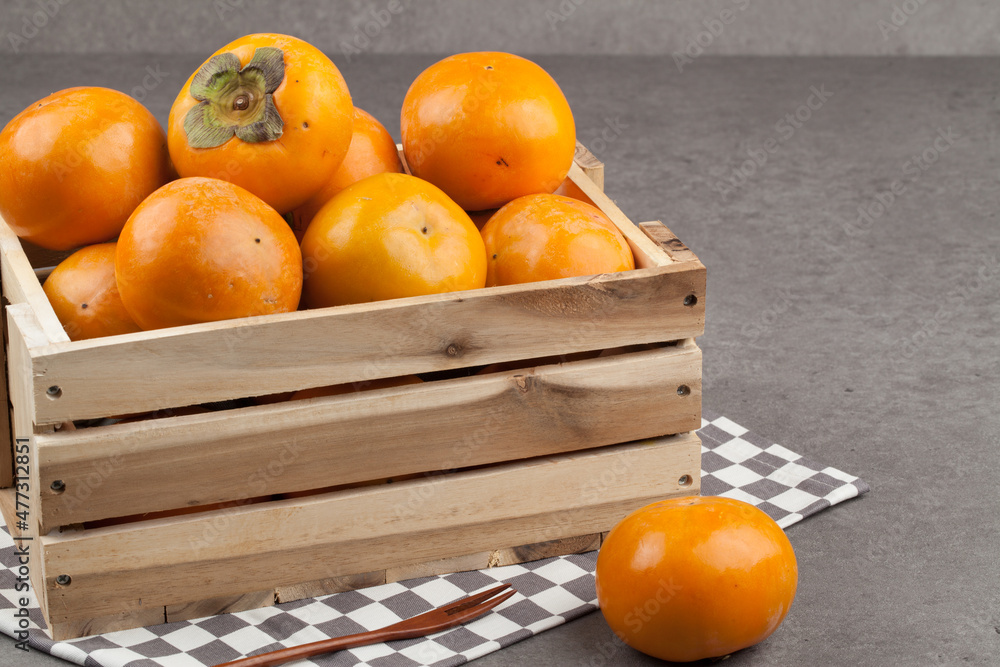 Plants, food, fruits, persimmons, sweet persimmons, autumn, seasonal ...