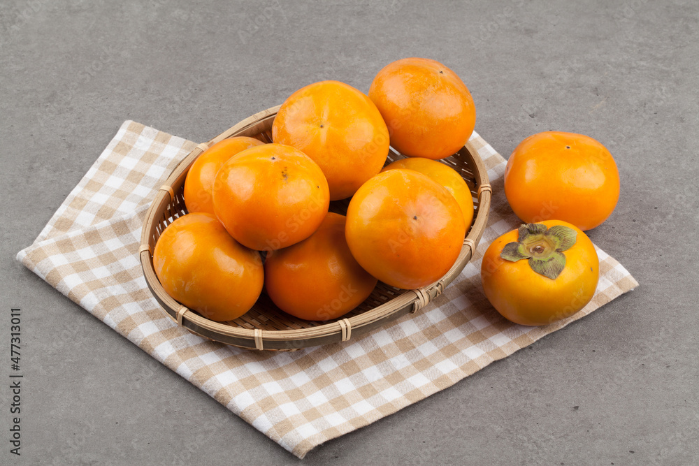 Plants, food, fruits, persimmons, sweet persimmons, autumn, seasonal ...