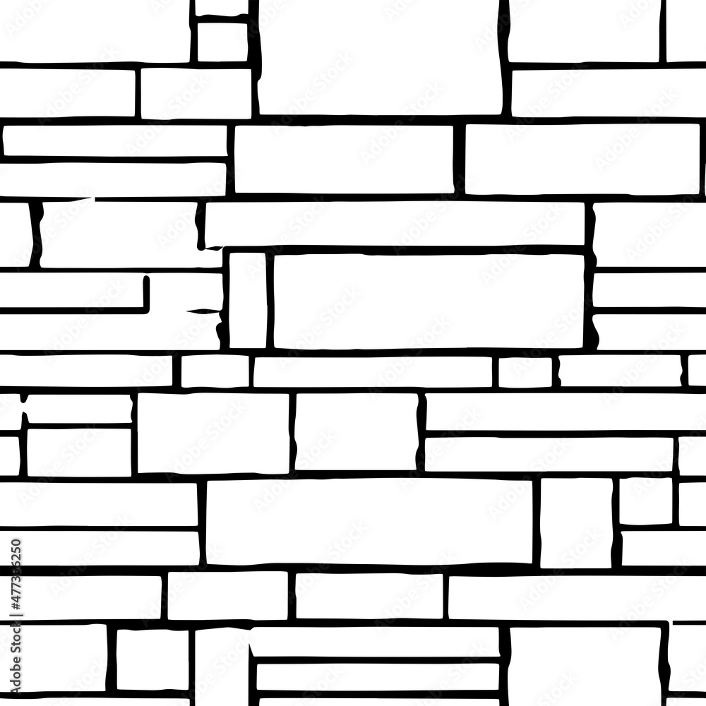 Full seamless vector wall pattern for backdrop, wall tile and textile ...