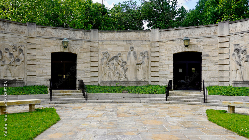Lincoln Boyhood National Memorial in Lincoln City, Indiana - Memorial ...