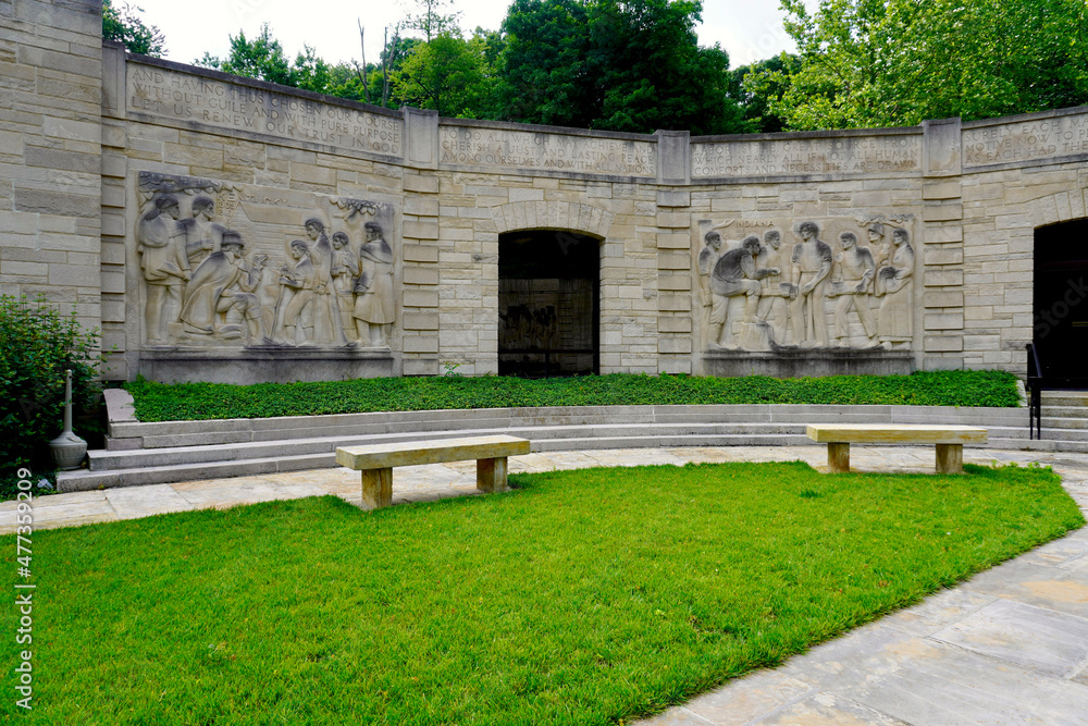 Lincoln Boyhood National Memorial in Lincoln City, Indiana - Memorial ...