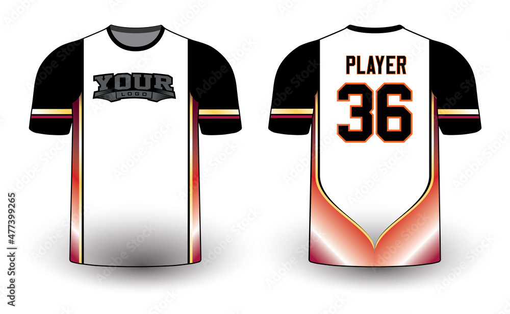 Sports gear template mockup perfect fit for all sports. The designs ...