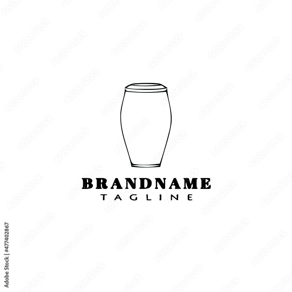 conga logo icon design template black isolated vector illustration ...