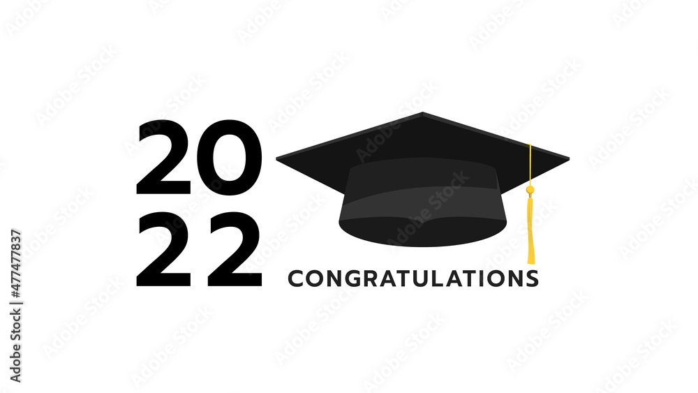 Class of 2022 logo simple. Congratulations Graduates Class 2022 ...
