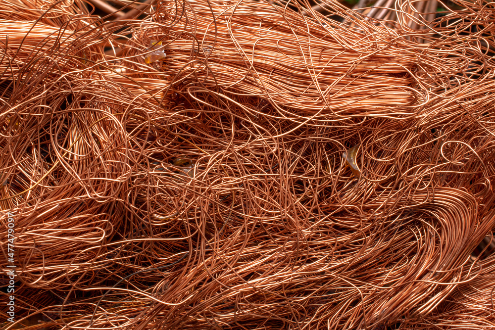 Electrical copper waste, copper waste for recycling Stock Photo | Adobe ...