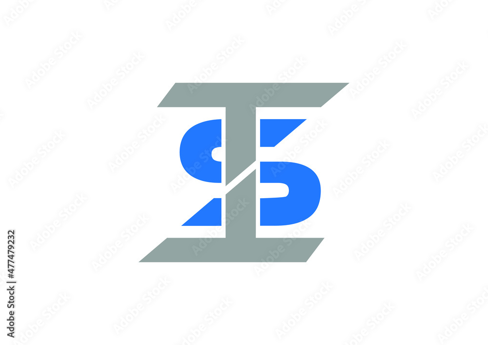 IS logo design concept, IS Logo Design Template Vector Graphic Stock ...