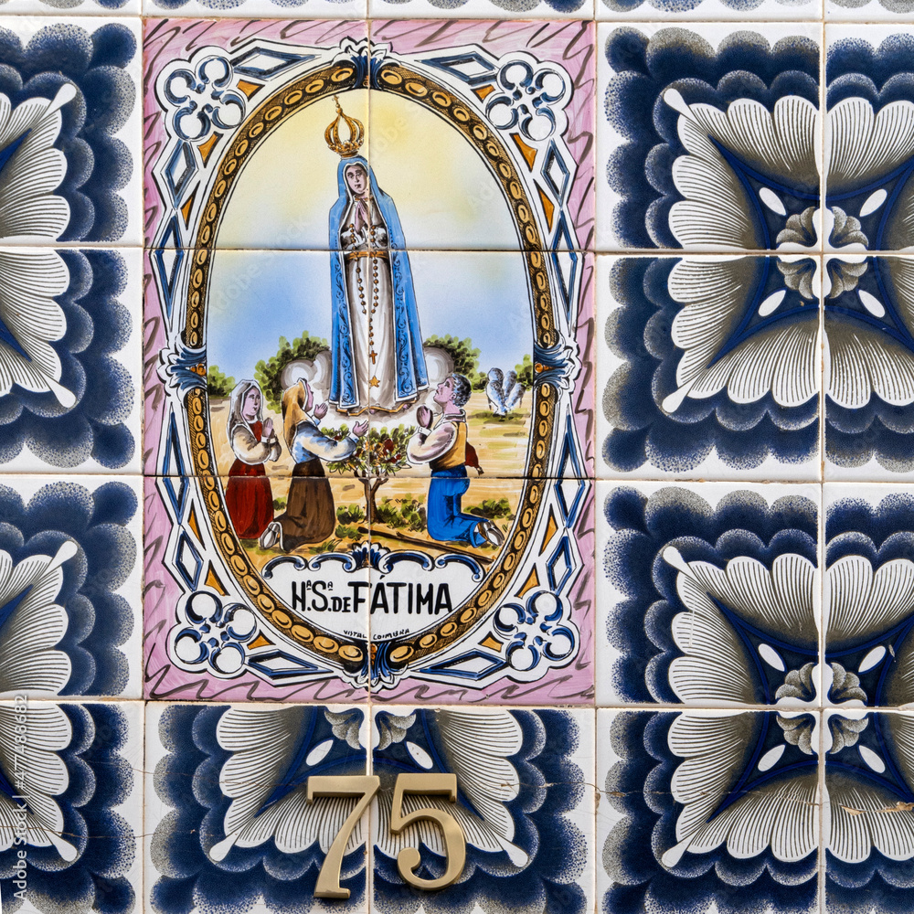Typical azulejo artwork of Portugal Stock Photo | Adobe Stock