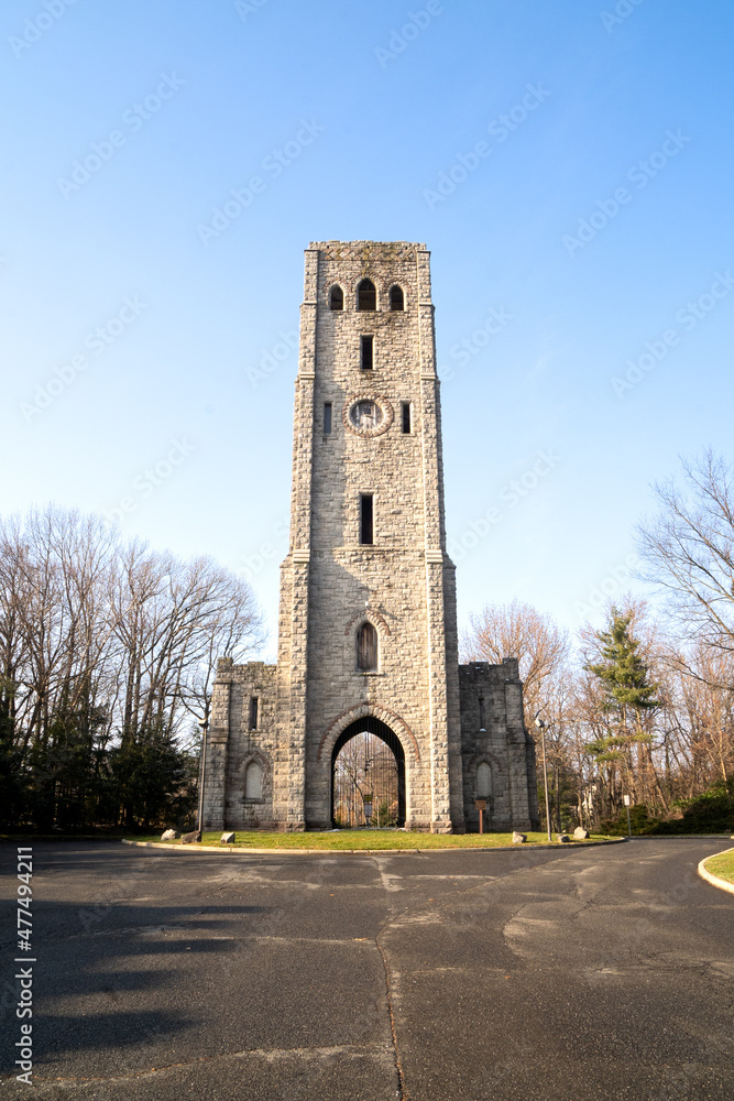 Alpine, NJ - USA - Dec. 24, 2021: View of Rionda’s Tower and Historical ...