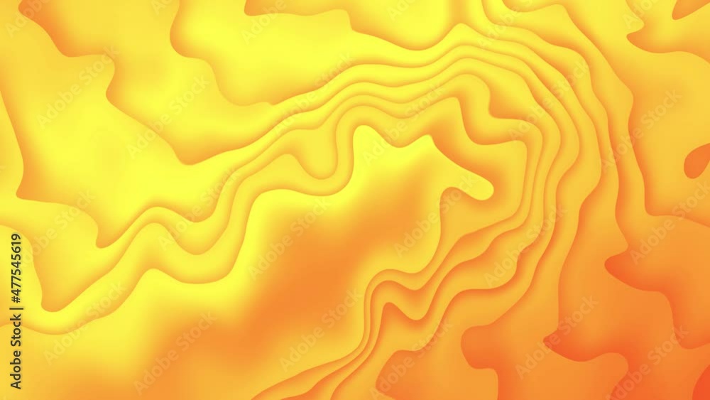 Animated orange color smooth liquid background.4k motion Stock Video ...