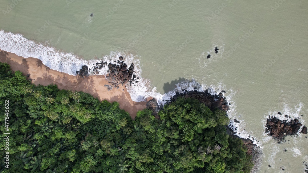 The Telok Teluk Melano Coastline and Serabang Beach at the most ...