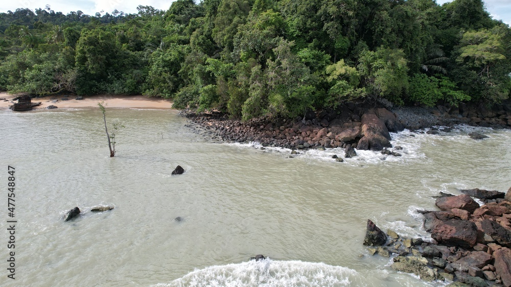The Telok Teluk Melano Coastline and Serabang Beach at the most ...