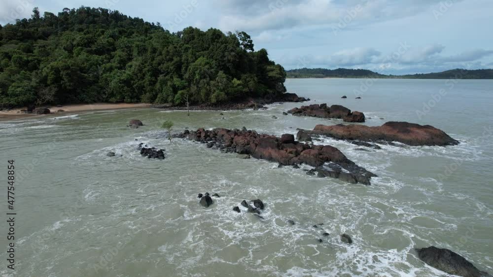 The Telok Teluk Melano Coastline and Serabang Beach at the most ...