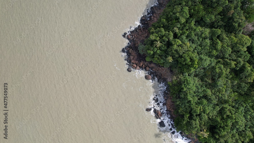 The Telok Teluk Melano Coastline and Serabang Beach at the most ...