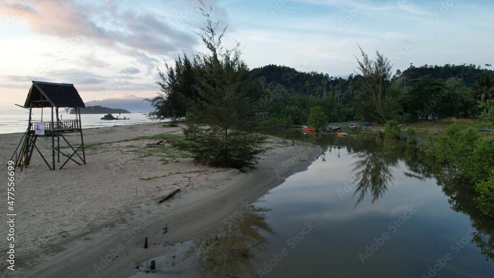 The Telok Teluk Melano Coastline and Serabang Beach at the most ...