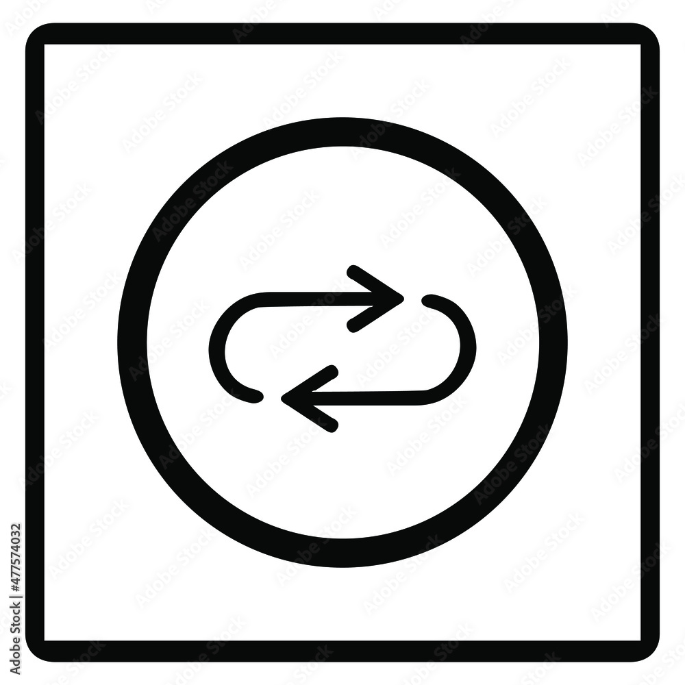 Repeat Icon. Repeat icons graphic design vector sign symbols for your ...