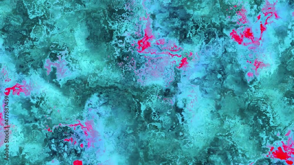 4k background video of everchanging detailed particle texture in vivid ...