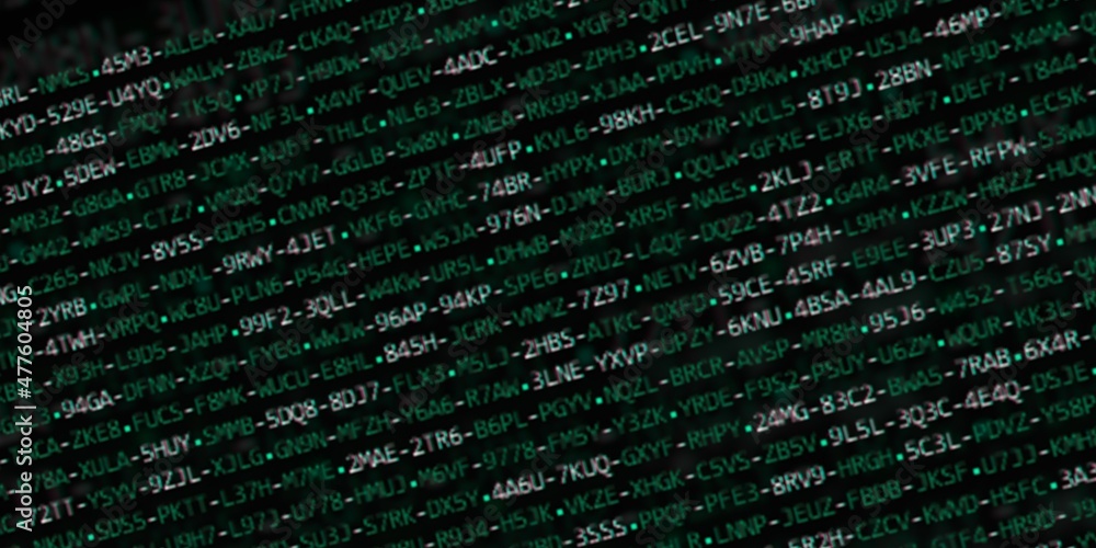 Computer script code. Programming screen of software developer. Program code background. Modern ...