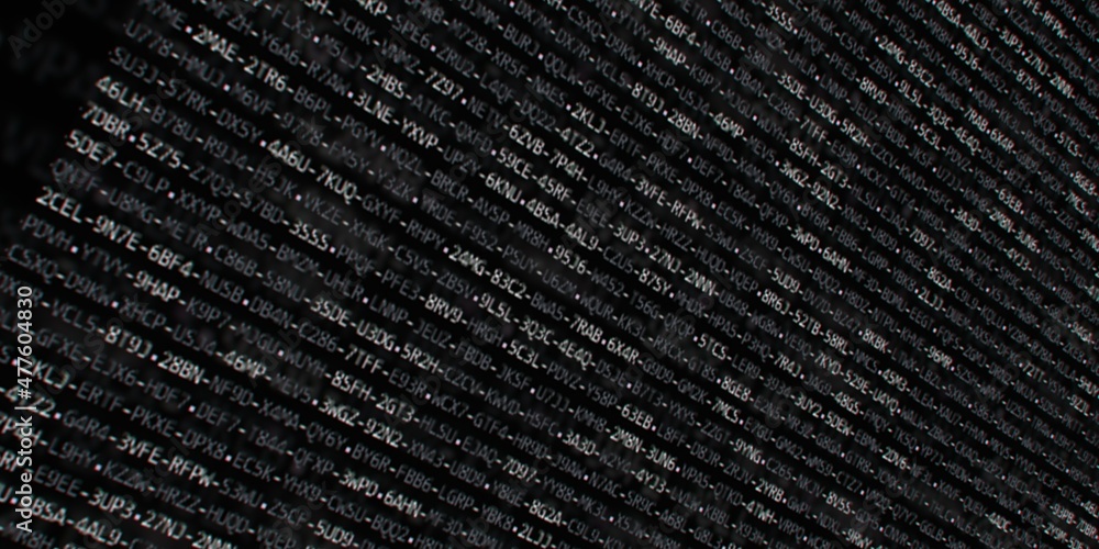 Computer script code. Programming screen of software developer. Program code background. Modern ...