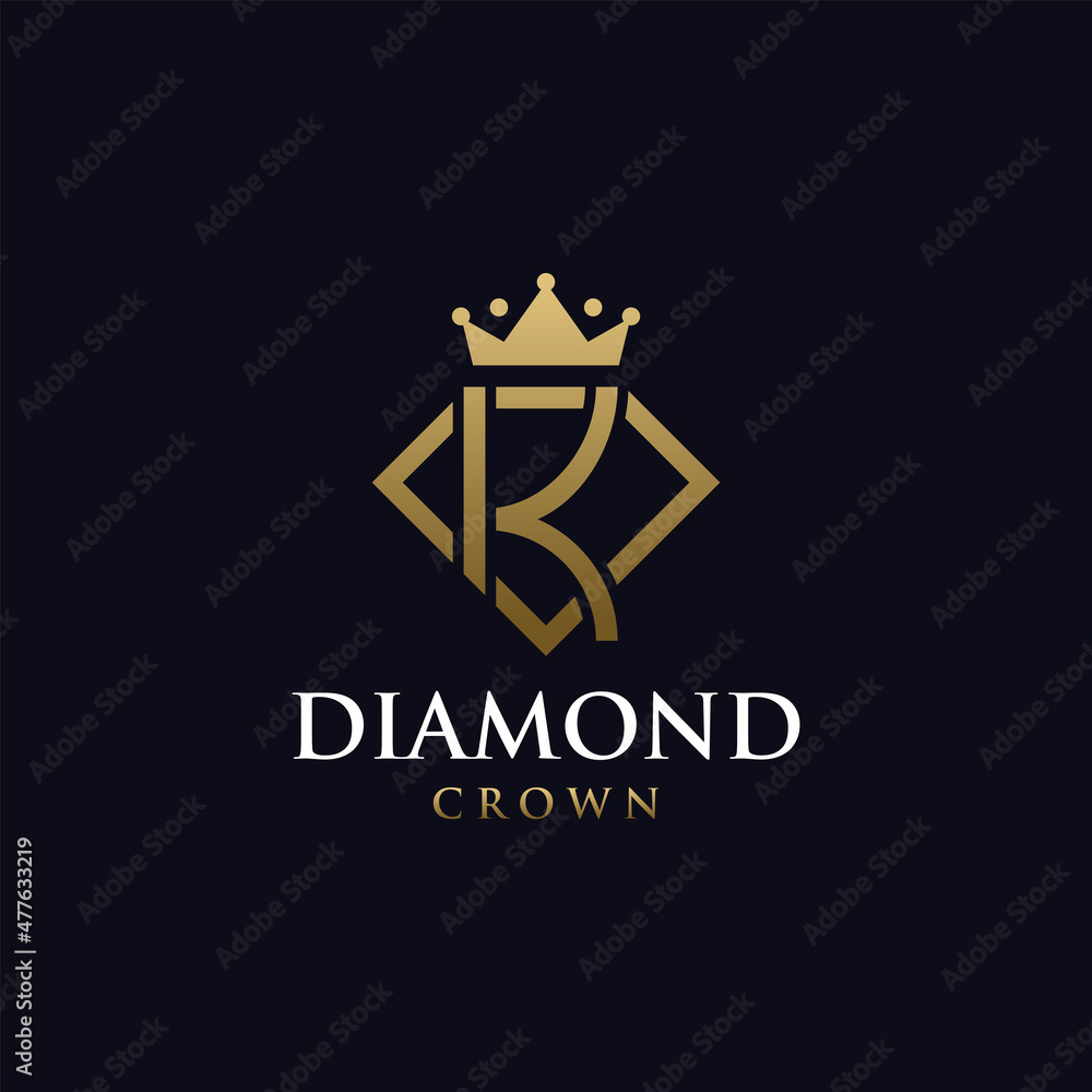 Diamond Letter K and jewelry logo design vector Stock Vector | Adobe Stock