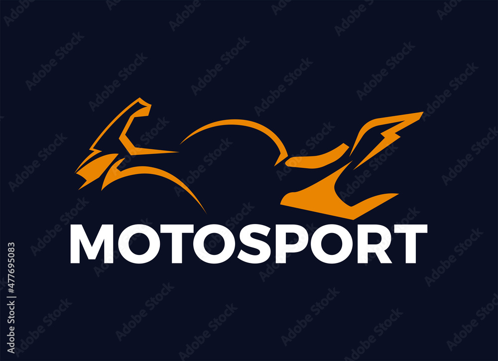 Motorsport Logo Design Template. Vector Logo Designs. Stock Vector ...