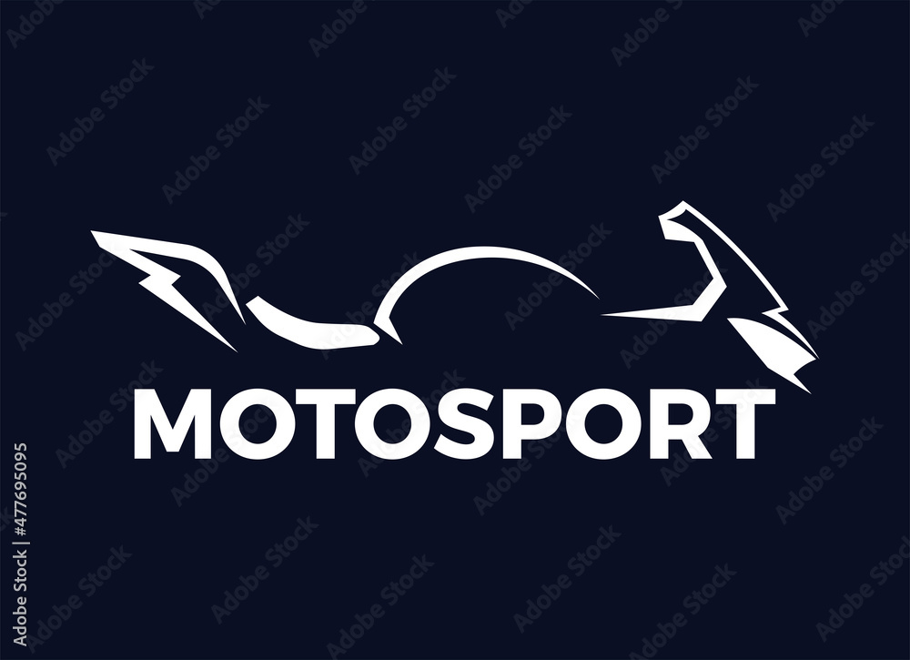 Motorsport Logo Design Template. Vector Logo Designs. Stock Vector ...