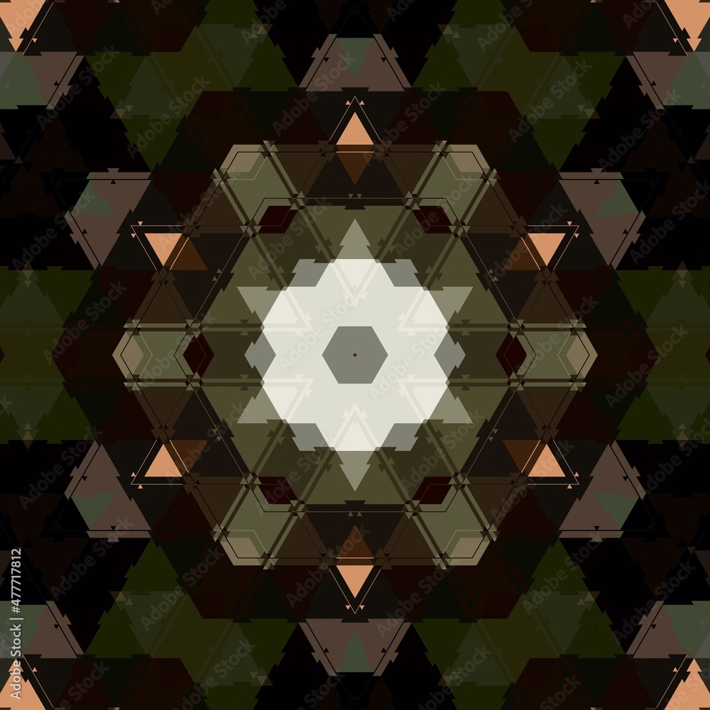 Mystical pattern design for the background. Fantasy flower texture for ...