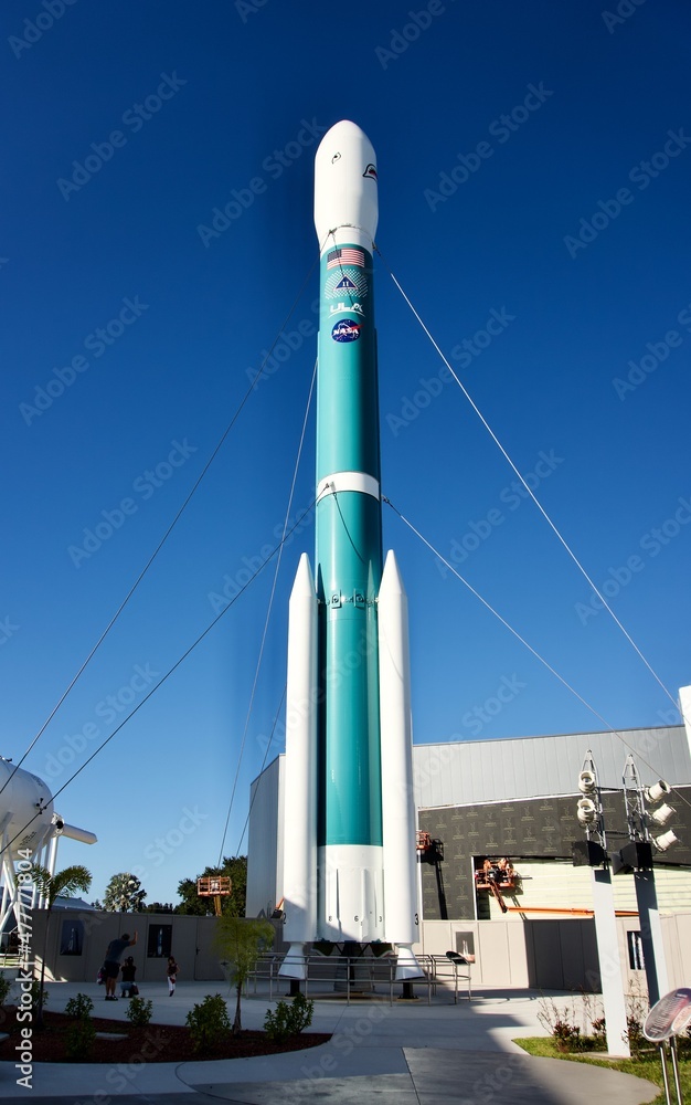 United Launch Alliance’s Delta II rocket at The Rocket Garden in ...