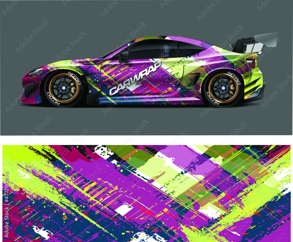 Car Wrapping paper - Vehicle Wrap Design - 3m wrap - van wrap – truck ...