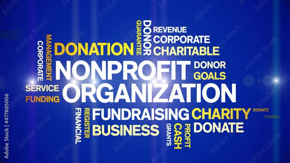 Nonprofit Organization Animated Tag Word Cloud;Text Design Animation ... Nonprofit Organization Animated Tag Word Cloud;Text Design Animation ...