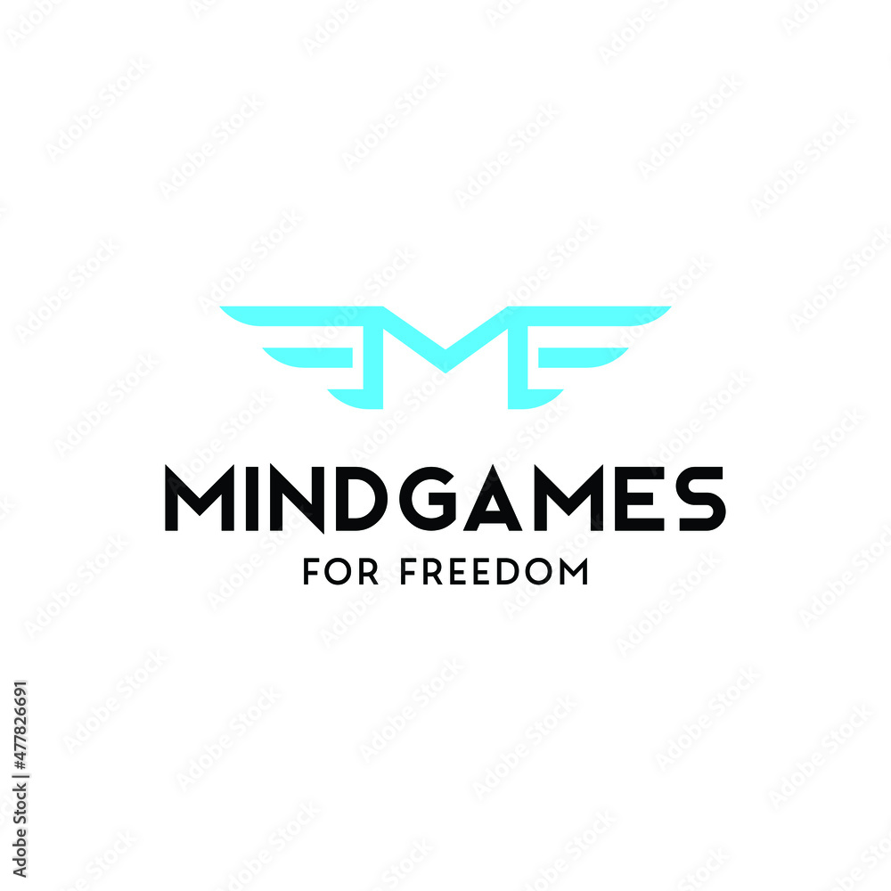 Letter MF symbol, ME mark, letter mark, monogram, consulting, app icon ...