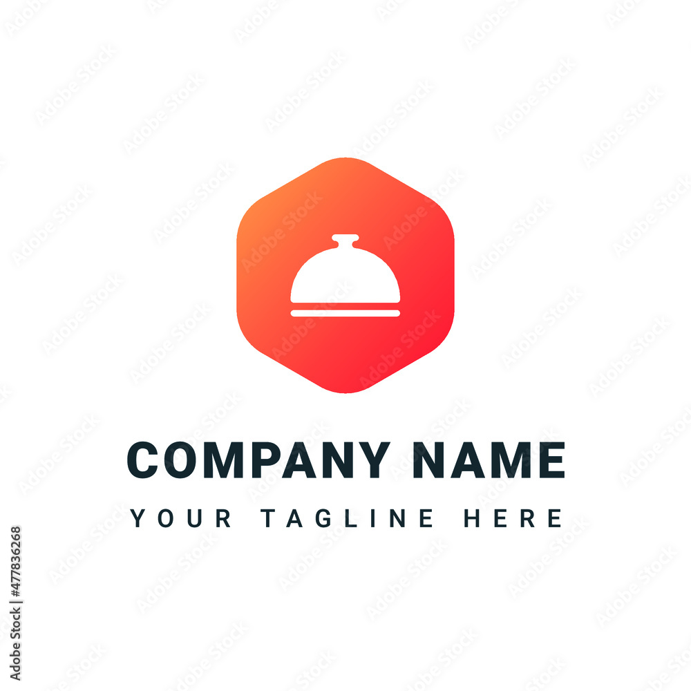 Food service logo, restaurant logo, food logo vector illustration ...