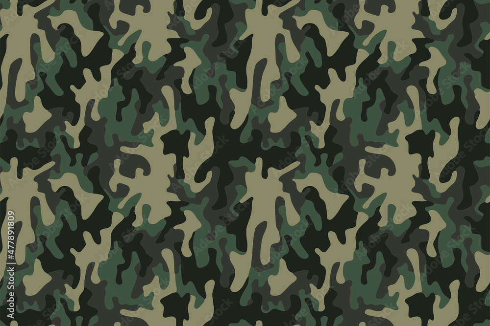 Full seamless abstract military camouflage skin pattern vector for ...