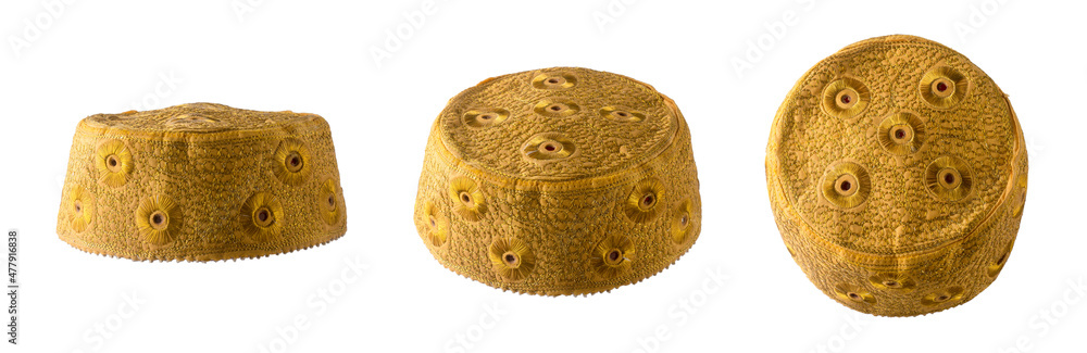 collection of skull caps, decorative islamic headdress worn by muslim ...